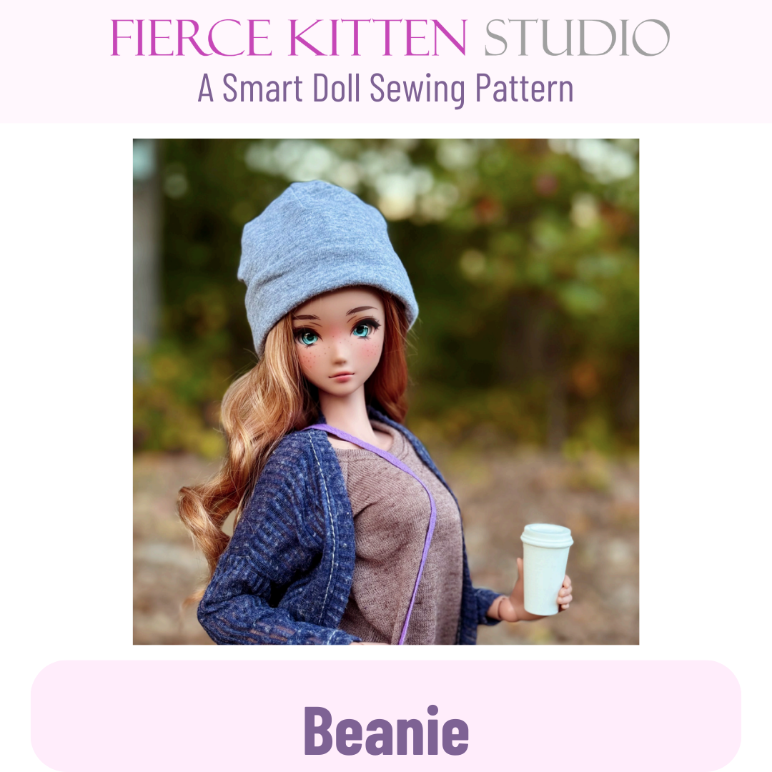 Beanie - A Smart Doll Sewing Pattern – Fierce Kitten Studio