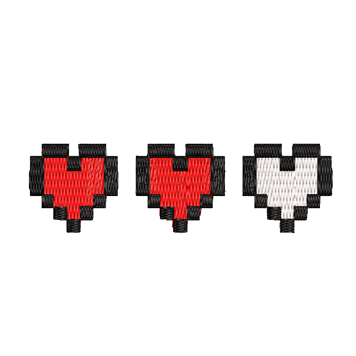 Video Game Hearts – Fierce Kitten Studio